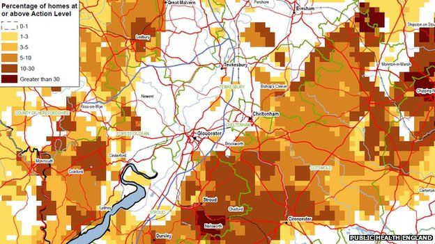 Radon gas tests to be offered to Gloucestershire households - BBC News