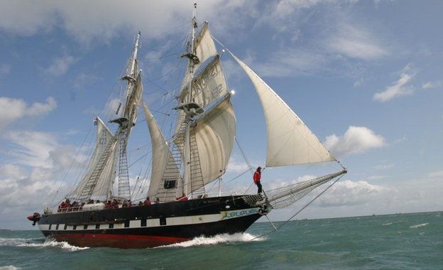 Sea Cadets' tall ship TS Royalist decommissioned - BBC News