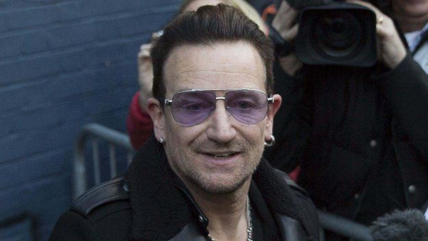 Bono bike accident: 'I may never play guitar again' - BBC News