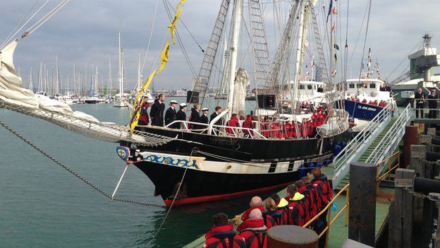 Sea Cadets' tall ship TS Royalist decommissioned - BBC News