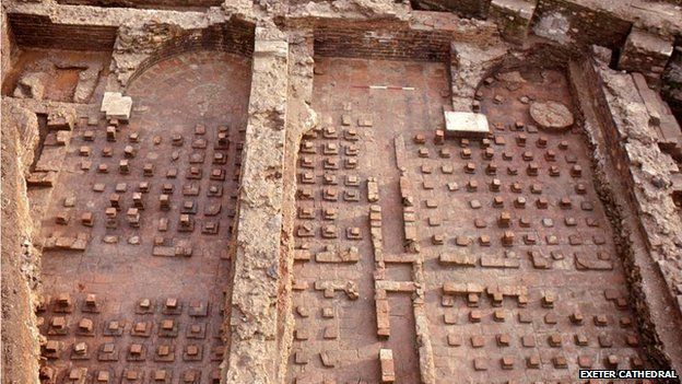 Excavation plans for Exeter's Roman Baths - BBC News