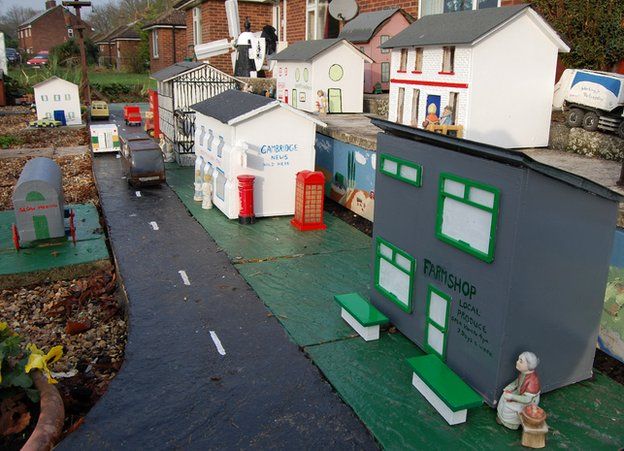 Wicken model village restoration sparks charity hopes - BBC News