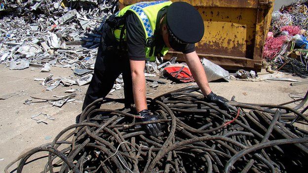 Lincolnshire cable theft 'puts lives at risk' - BBC News