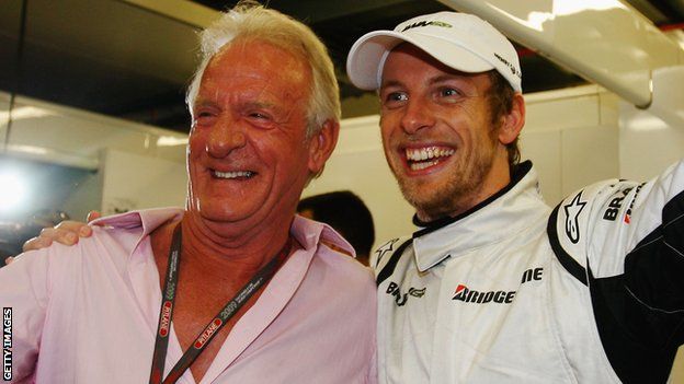 Jenson Button: Father would be furious at my uncertain future - BBC Sport