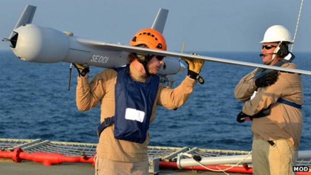 Royal Navy launches first 'drone' unit - BBC News