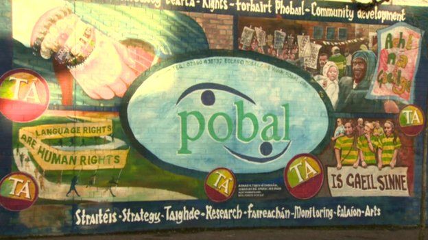 Irish language groups call for respect at at Stormont - BBC News