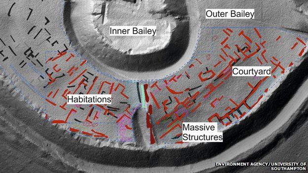 Old Sarum archaeologists reveal plan of medieval city - BBC News