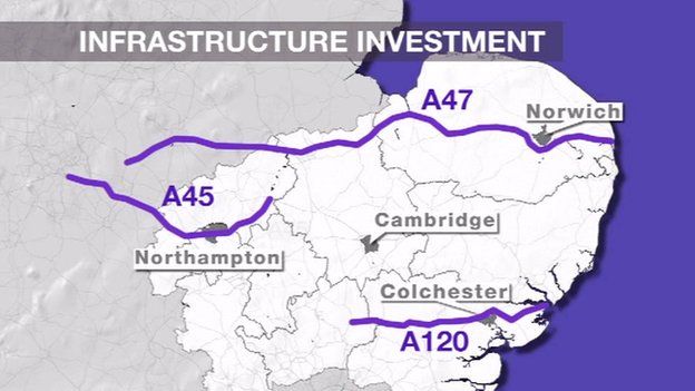 East of England investment set for roads and railways - BBC News