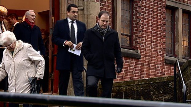 Funeral for football broadcaster Arthur Montford - BBC News