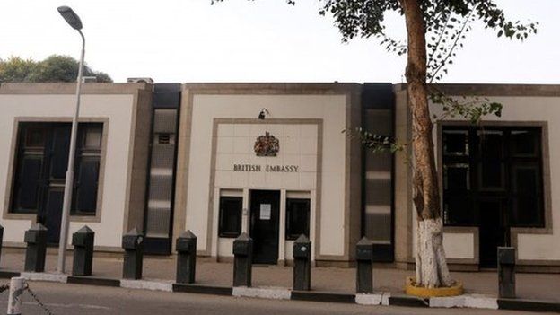 British embassy in Egypt reopens to public - BBC News