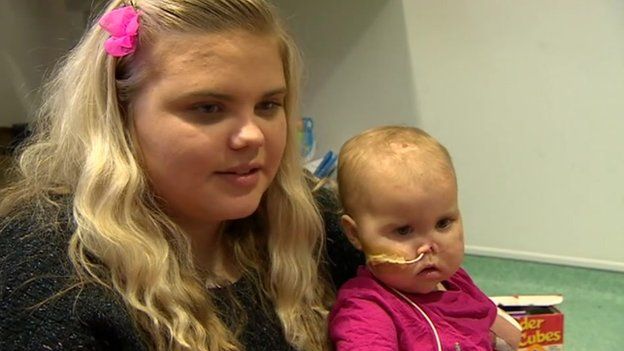 Harmonie-Rose Allen meningitis baby appeal reaches £100,000 - BBC News