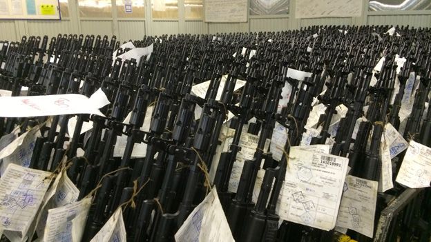 Russia's Kalashnikov gun-maker struggles with Western ban - BBC News