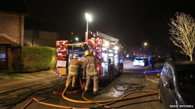 Exploding aerosol can causes Shoreham house fire - BBC News