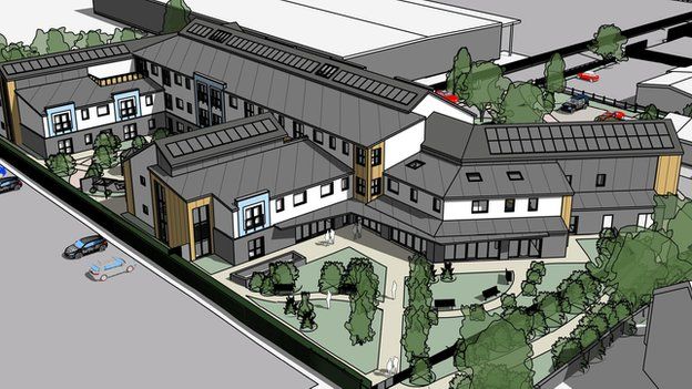40-bed extra care unit in Porthmadog gets approval - BBC News