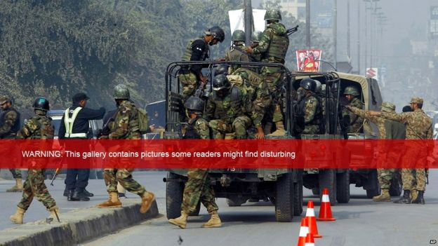 In pictures: Peshawar school attack - BBC News
