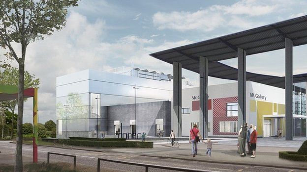 Milton Keynes art gallery gets £2,950,000 to expand facilities - BBC News
