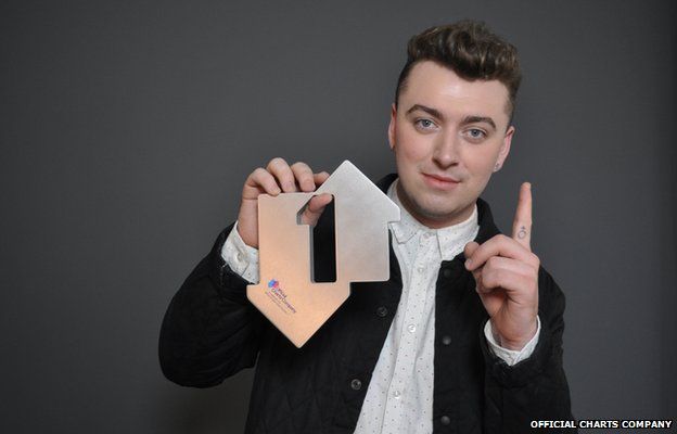 Sam Smith sells one million albums in the UK & US in 2014 - BBC News