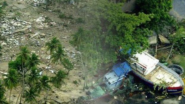 How living through tsunami 'changed our lives' - BBC News