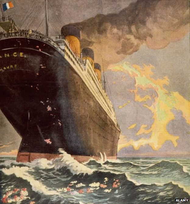 The beauty, the journalist, and the Titanic - BBC News