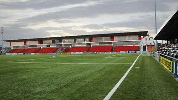 Crusaders FC: New stand is planned for Seaview - BBC News