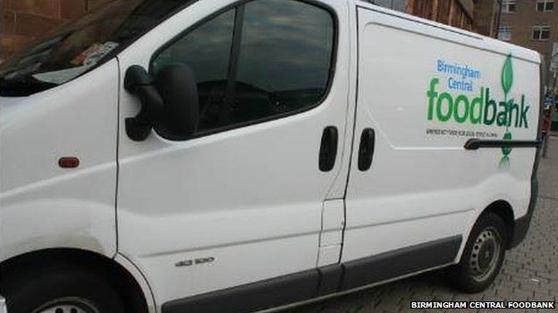 Stolen Birmingham food bank van found after appeal - BBC News