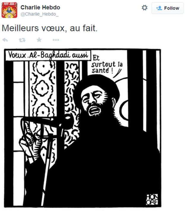 Tweets from Charlie Hebdo attack scene - BBC News