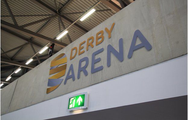 Derby Arena: First look inside delayed velodrome - BBC News