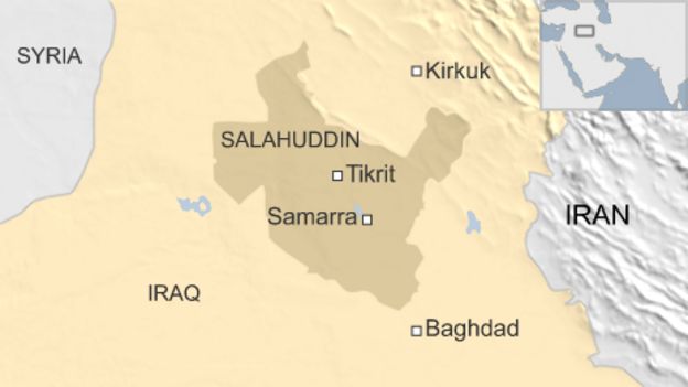 Islamic State attacks checkpoints in Iraq's Samarra - BBC News