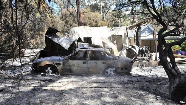 South Australia faces heavy rain after bushfire - BBC News