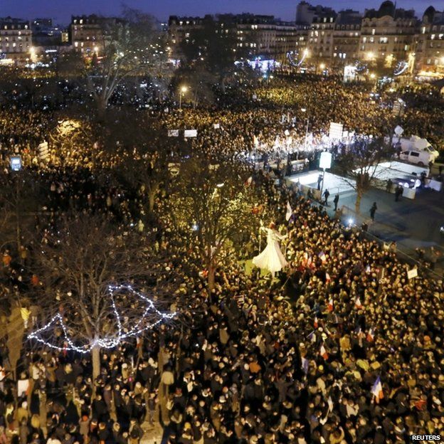 France divided despite uplifting rallies - BBC News