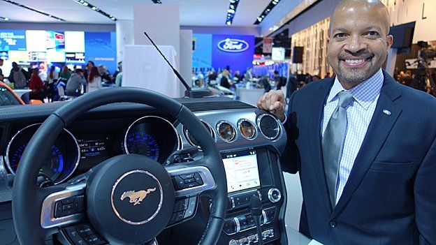 Detroit Motor Show: Car firms take on the tech giants - BBC News