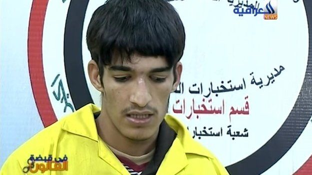 The Iraqi TV show where 'bombers' meet their victims - BBC News