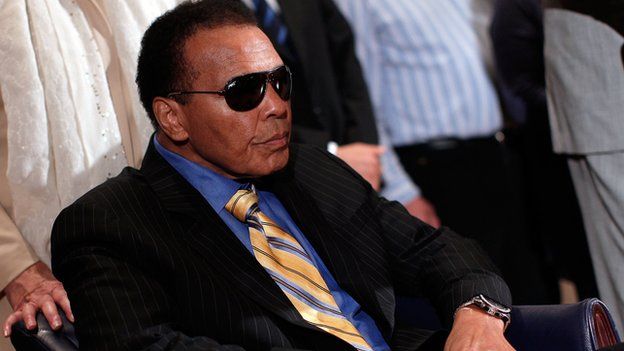 Muhammad Ali leaves hospital after treatment - BBC Sport