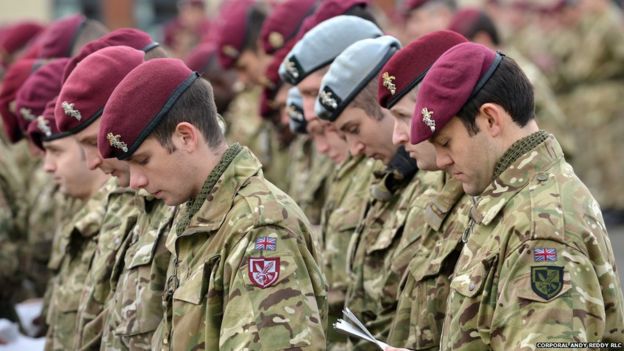 Colchester-based 16 Air Assault brigade honours fallen soldiers - BBC News