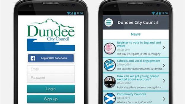 Dundee launches electoral registration app for mobiles - BBC News