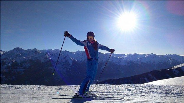 Broken-back skier Charlie Guest on world's top 100 list - BBC News