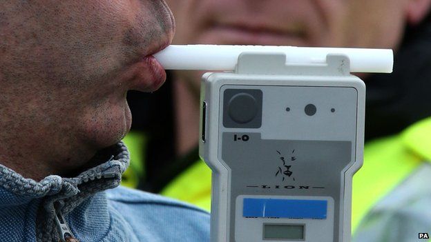 Police breath test failure rate hits three-year high - BBC News