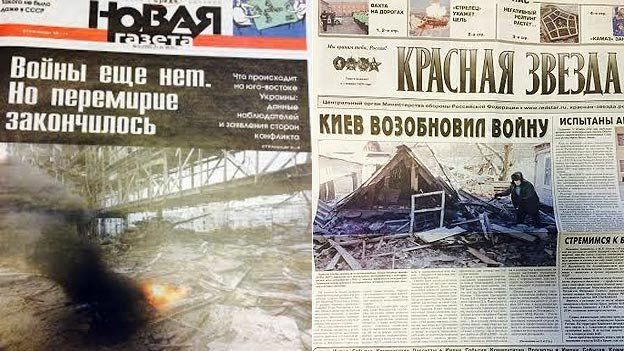 Ukraine violence: Media sharply divided - BBC News