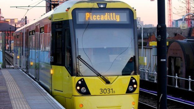 Greater Manchester Metrolink tram map reveals life expectancy levels ...