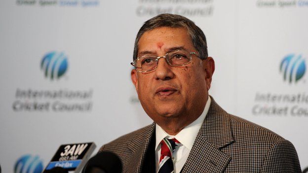 Indian media: 'Dead end' for cricket chief Srinivasan - BBC News