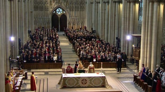In pictures: Church of England's first woman bishop consecration - BBC News