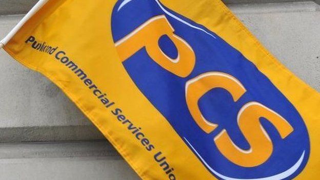 Court and prison staff in PCS union strike over pay - BBC News