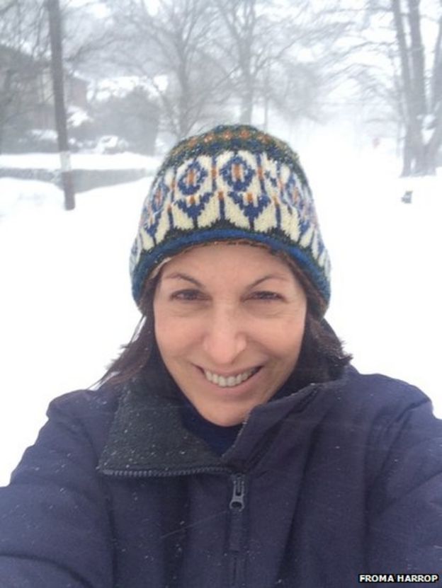 In the eye of the US snowstorm - BBC News