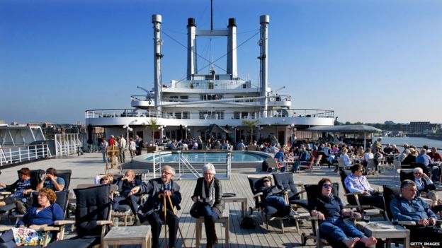 What do you do with an old ocean liner? - BBC News