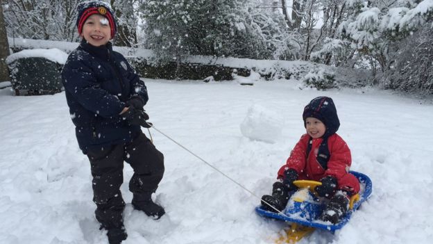 Wonderful snow pictures from kids around the UK - BBC Newsround