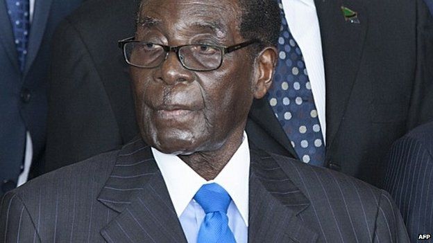 Robert Mugabe takes over as African Union chairman - BBC News