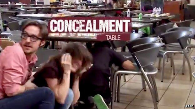 How to cope with 'active shooter situations' - BBC News