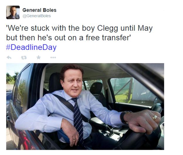 Deadline day: The countdown in memes - BBC News