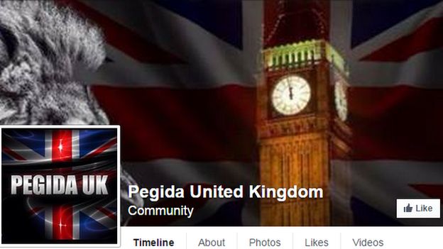 Pegida in the UK: Don't believe the 'likes' - BBC News