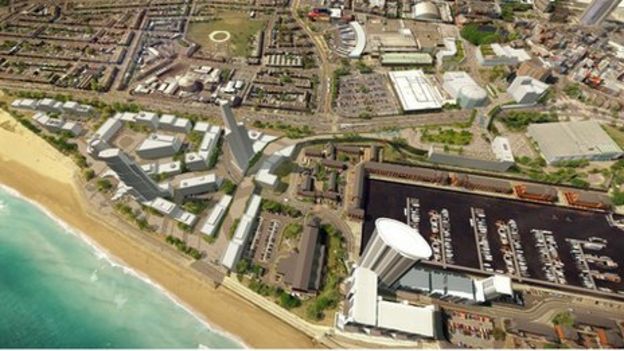 Developers to view Swansea city centre plans - BBC News